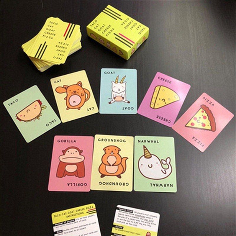 Taco Cat Goat Cheese Pizza Card Game, Hobbies & Toys, Toys & Games on ...