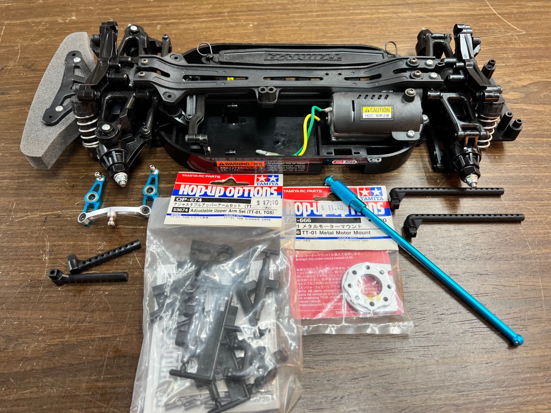 Tamiya TT01 RC Car w hop up, Hobbies & Toys, Toys & Games on Carousell