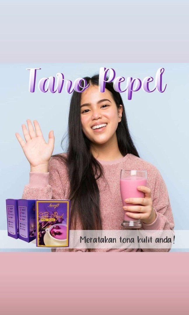 Taro pepel Milkshake / Keladi Milkshake,taste like Vanilla ice cream INSTOCKS!, Food & Drinks ...