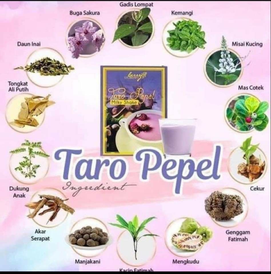 Taro pepel Milkshake / Keladi Milkshake,taste like Vanilla ice cream INSTOCKS!, Food & Drinks ...