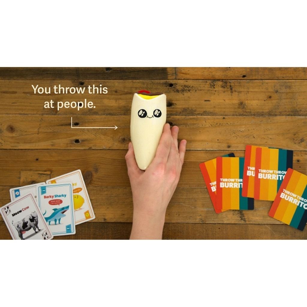 Throw Throw Burrito - A Dodgeball Throwing Card Game Board Games ...