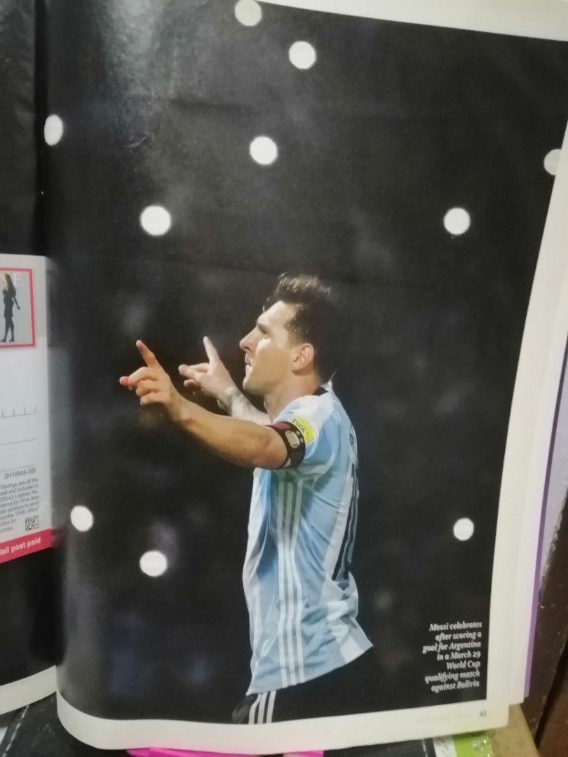 TIME Magazine Messi World Cup, Hobbies & Toys, Books & Magazines ...