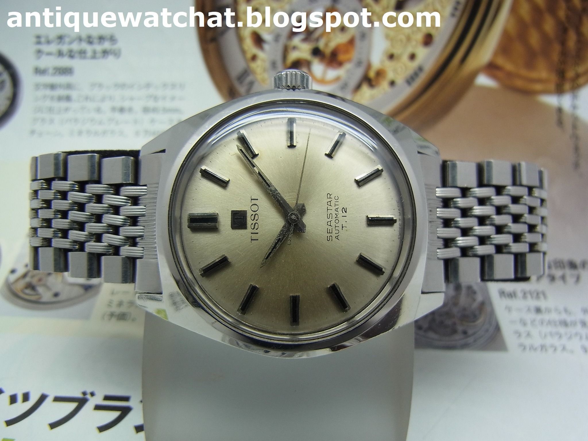 TISSOT SEASTAR T.12 21 JEWELS AUTOMATIC WATCH 1964's, Luxury, Watches ...