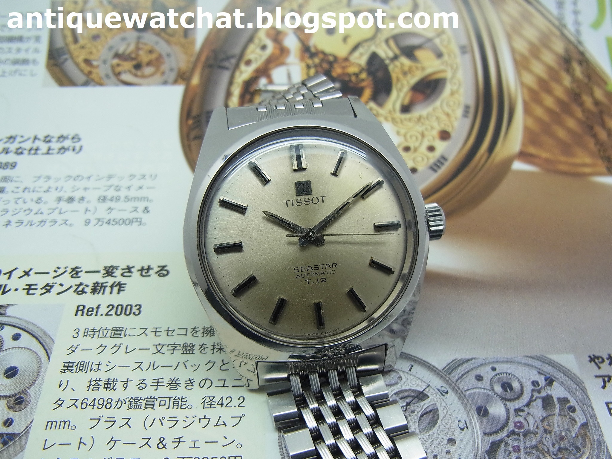 TISSOT SEASTAR T.12 21 JEWELS AUTOMATIC WATCH 1964's, Luxury, Watches ...