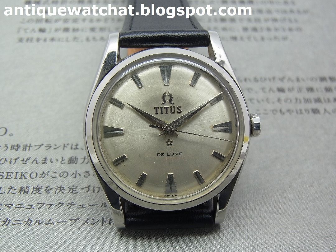 TITUS DE LUXE 21 JEWELS HAND WINDING WATCH 1960 to 70's, Men's Fashion ...