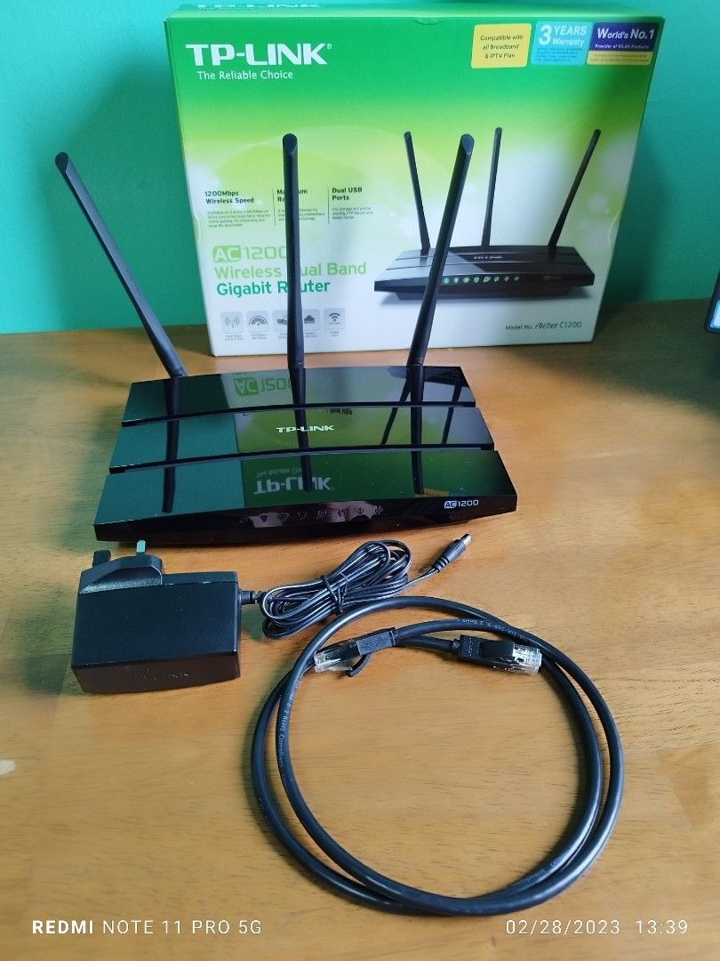 TP-LINK Archer C1200 Gigabit Router, Computers & Tech, Parts ...