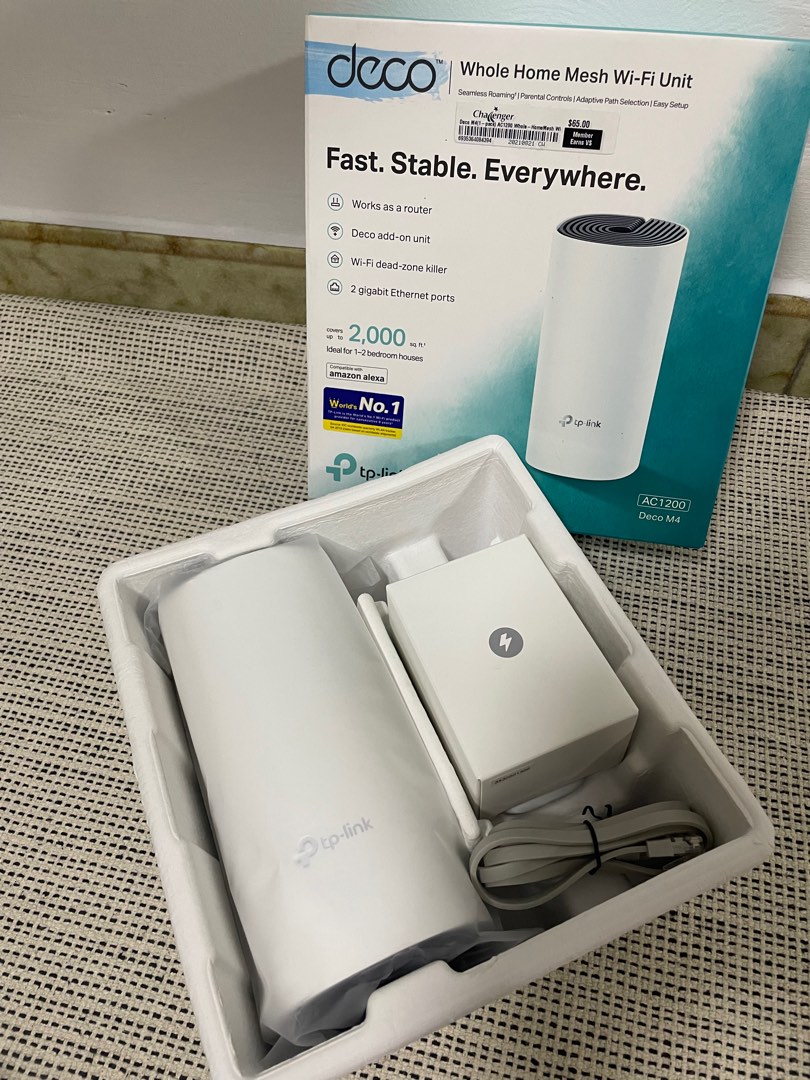 TP-Link Mesh Wi-Fi Unit model Deco M4, Computers & Tech, Parts ...