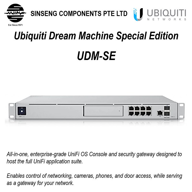 Ubiquiti Dream Machine Special Edition UDM-SE, Computers & Tech, Parts ...