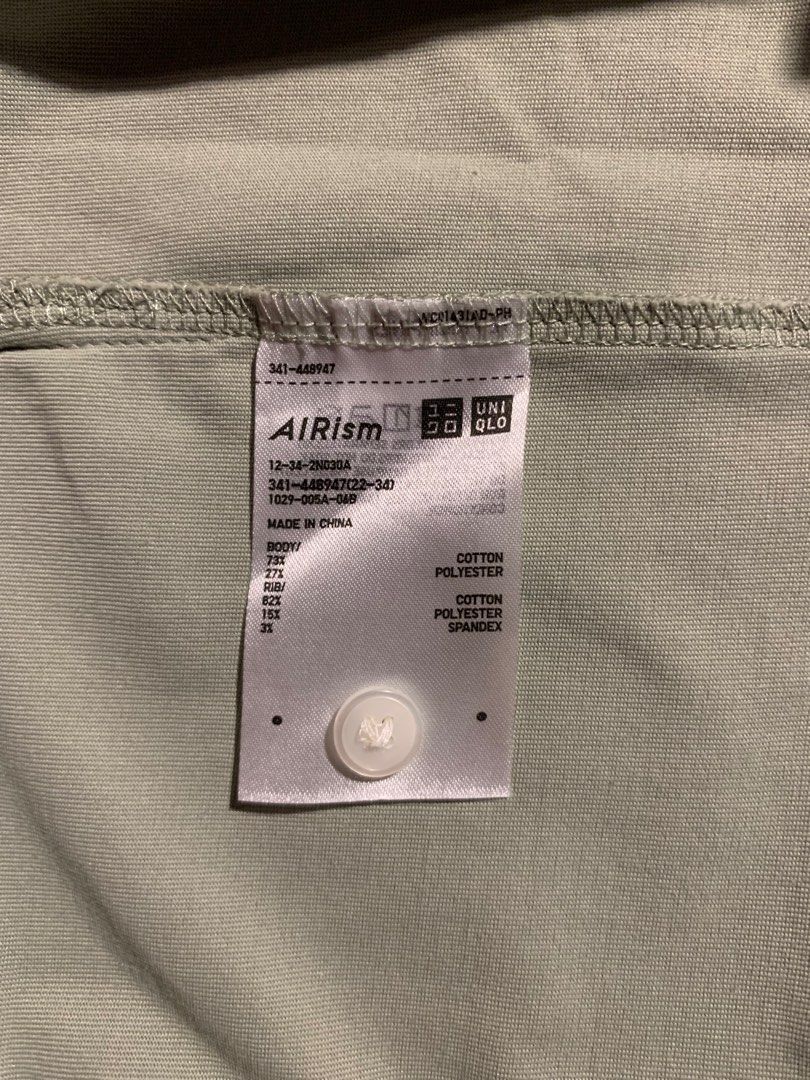 Uniqlo Airism Sage Green Polo Shirt, Men's Fashion, Tops & Sets ...