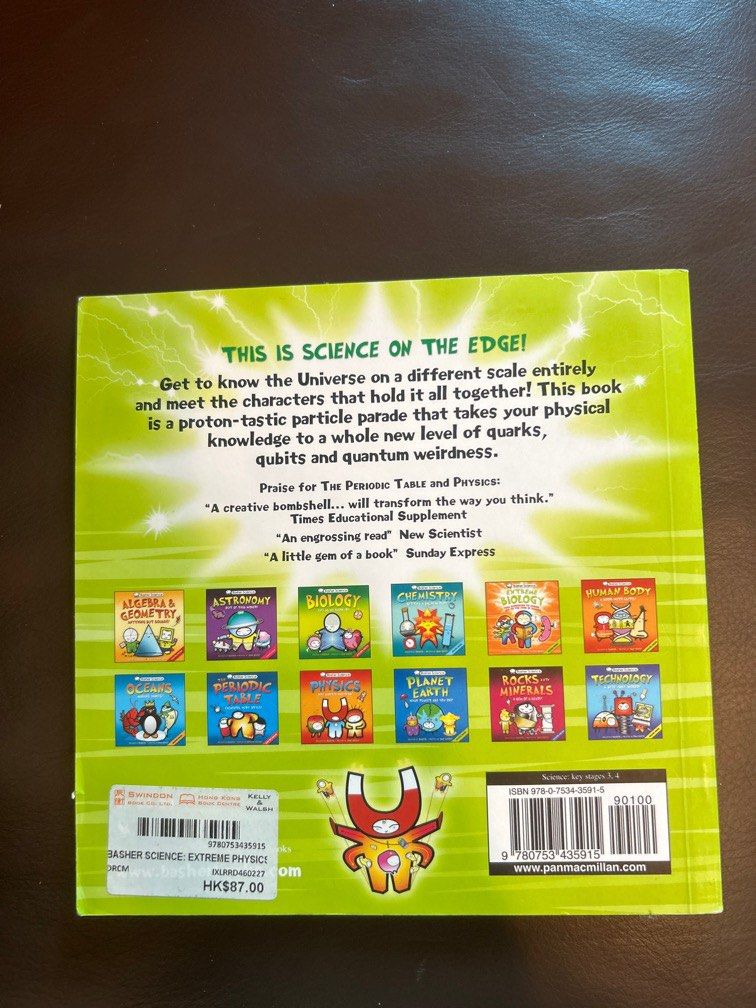 US Basher Science: Extreme Physics, 興趣及遊戲, 書本 & 文具, 小說 & 故事書 - Carousell