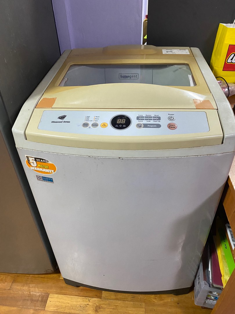 Used Samsung Diamond Drum 8kg washing machine, TV & Home Appliances ...