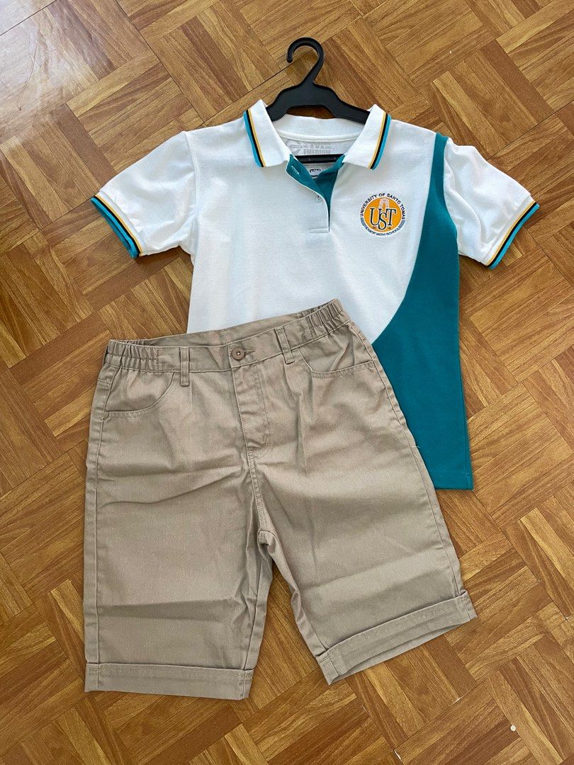 UST-SHS Type B Uniform (pair), Men's Fashion, Tops & Sets, Tshirts ...