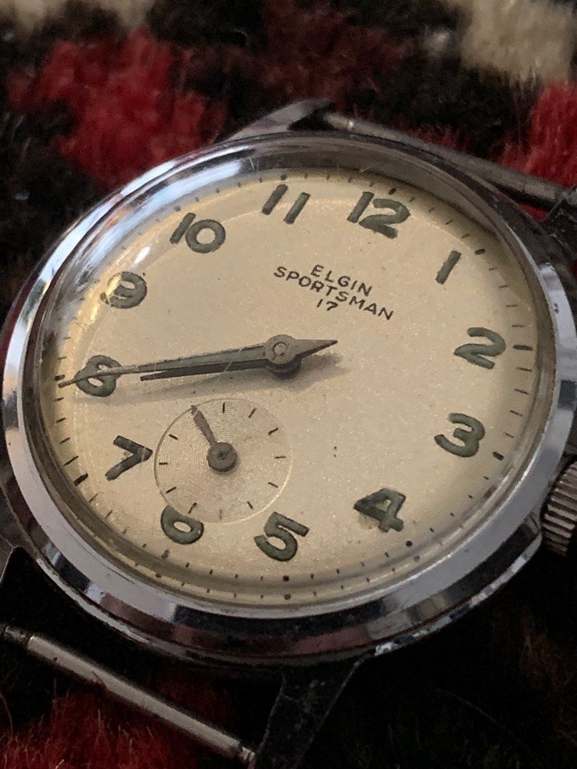 Vintage Elgin Sportsman Watch, Men's Fashion, Watches & Accessories ...