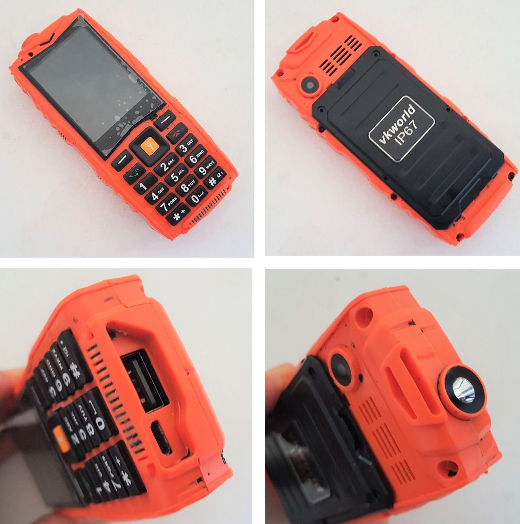 Vintage Mobile Handphone, VKWorld V3 IP67 Phone, with Box and Manual ...