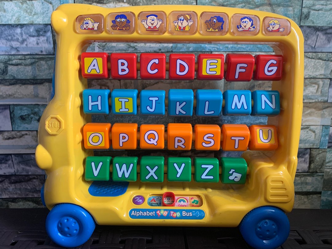 Vtech Alphabet Tap Tap Bus on Carousell