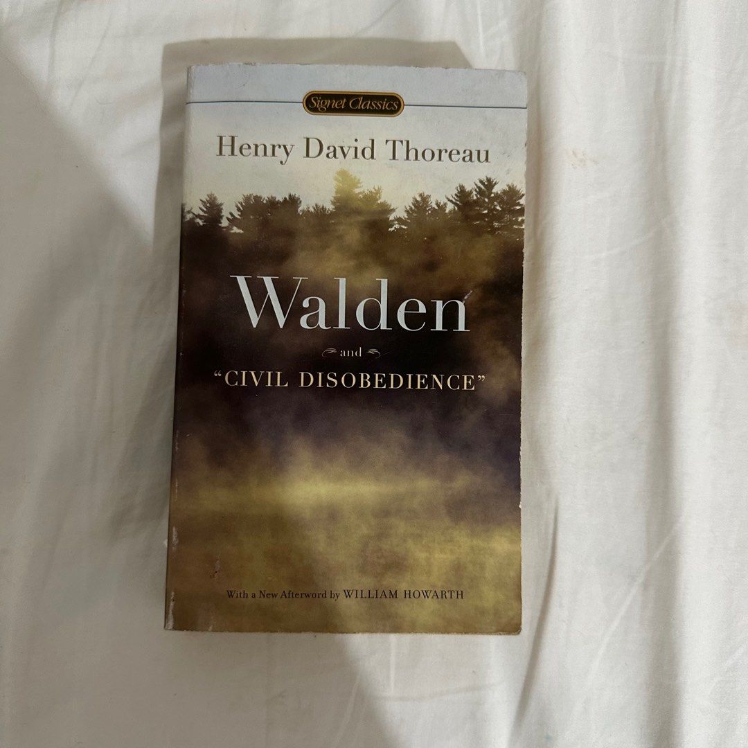 Walden and Civil Disobedience by Henry David Thoreau, Hobbies & Toys ...