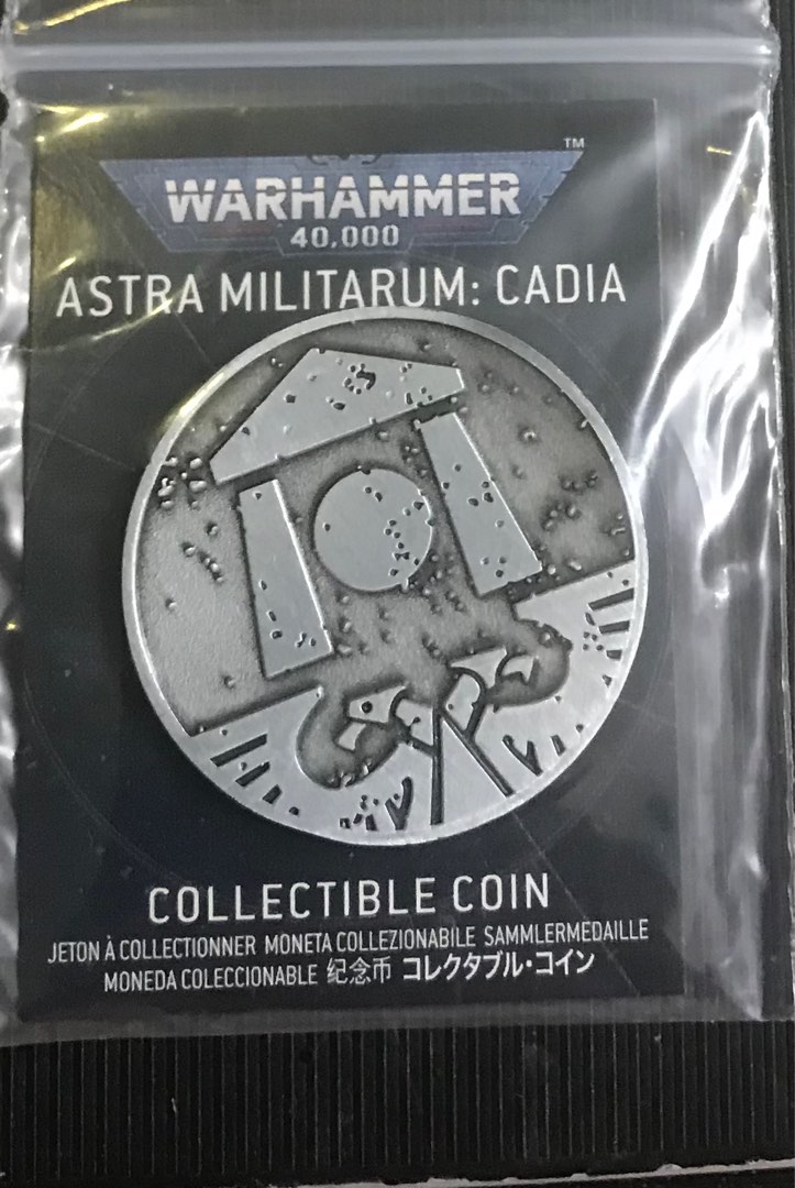 Warhammer Coin — Astra Militarum: Cadia, Hobbies & Toys, Toys & Games ...