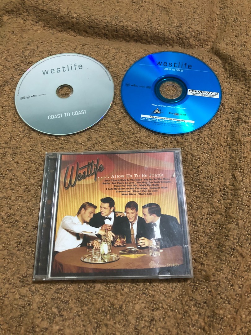Westlife allow us to be frank audio disc, Hobbies & Toys, Music & Media ...