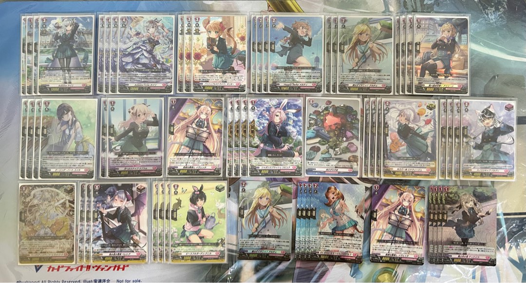 WTS/WTT Cardfight!! Vanguard Lyrical Monasterio Overdress Foils and ...