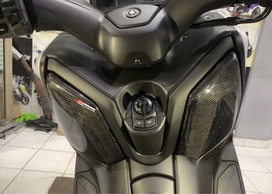 Xmax v2 / xmax connected compartment cover ori Carbon Kevlar ...