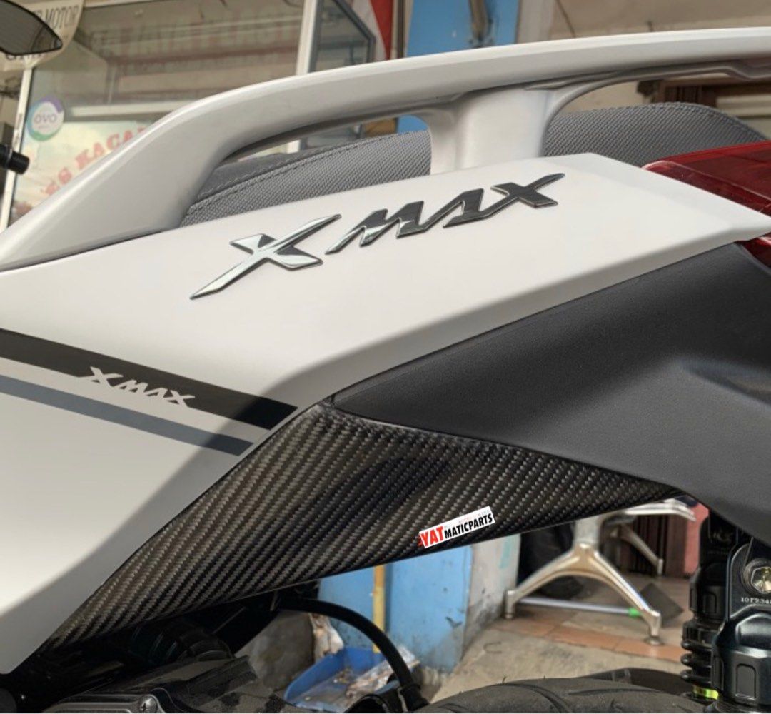 Xmax v2 / xmax connected rear under Coverset ori Carbon Kevlar ...