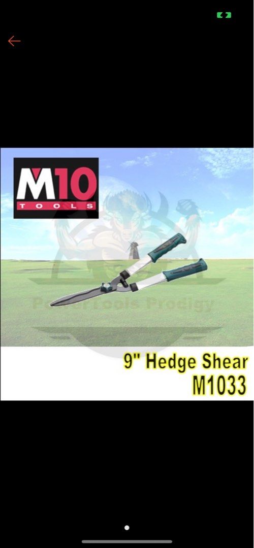 M10 HEDGE SHEAR / 9 INCH GRASS CUTTER M1033, Furniture & Home Living ...