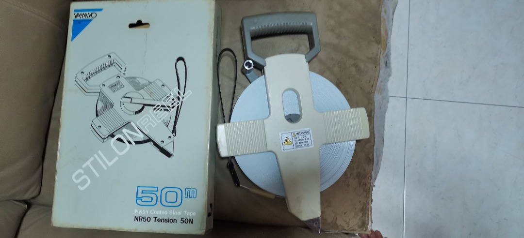 Yamayo 50m Steel coated measuring tape, Furniture & Home Living, Home ...