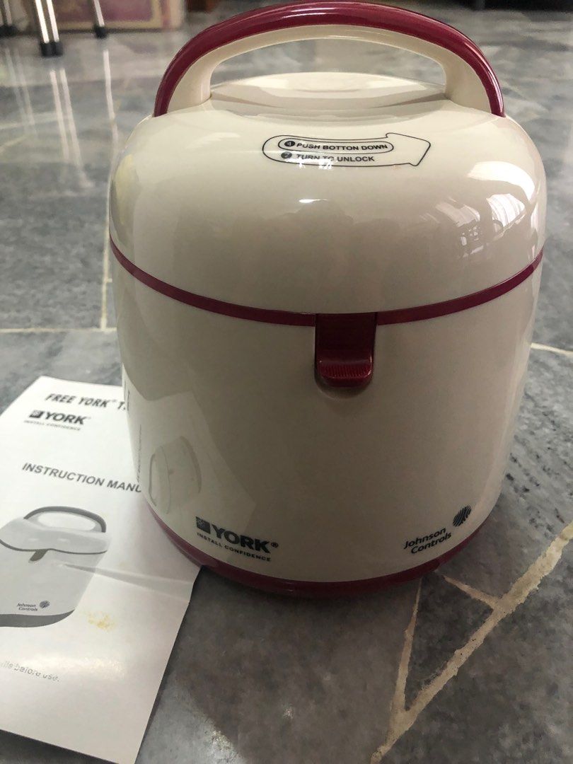 York Johnson Controls thermal pot 1.5L, TV & Home Appliances, Kitchen ...