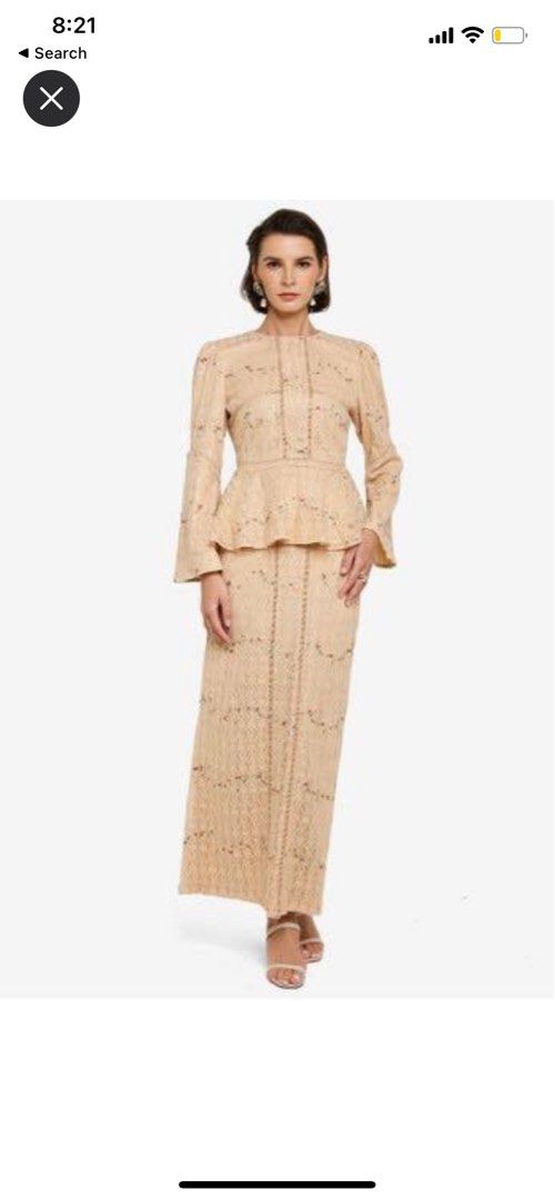 zalia baju raya, Women's Fashion, Muslimah Fashion, Baju Kurung & sets ...