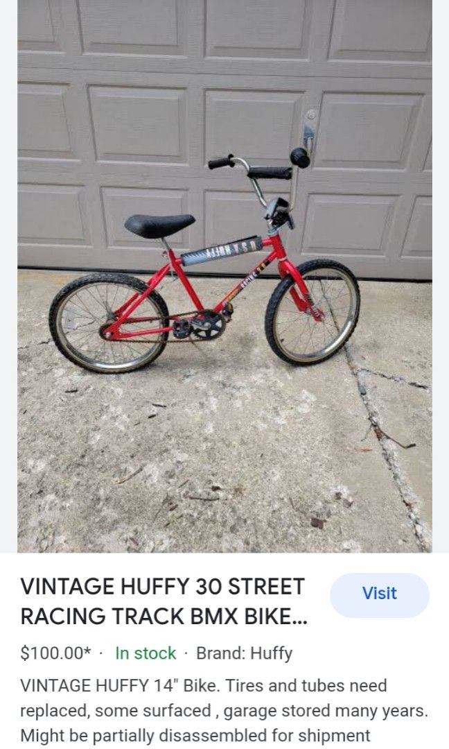 1984 Huffy Racing 30 BMX, Hobbies & Toys, Memorabilia & Collectibles ...