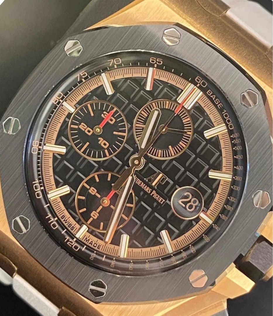 2019 Audemars Piguet Royal Oak Offshore 44MM RG 26401OR, Men's Fashion ...