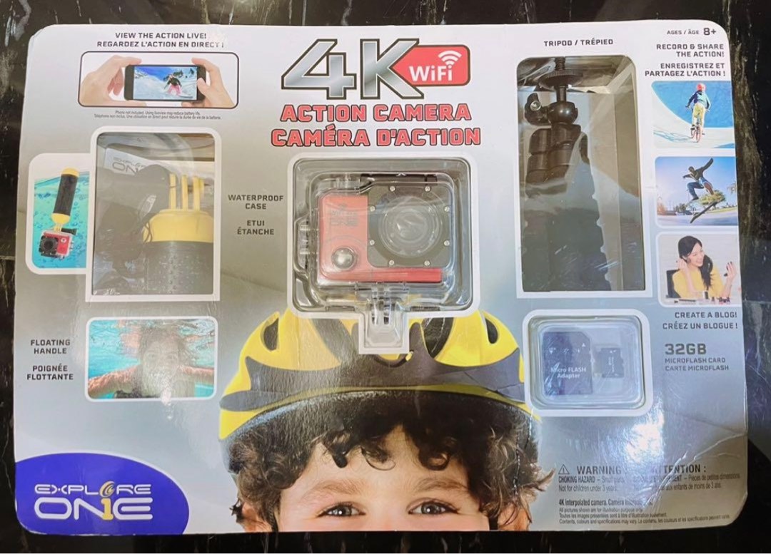 4K ACTION CAMERA, Photography, Photography Accessories, Tripods ...