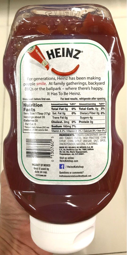 567g Heinz Tomato Ketchup 20oz, Food & Drinks, Spice & Seasoning on ...