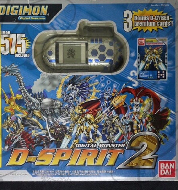 (只有一部) 超絕版 DIGIMON 超戰魂暴龍機 D-SPIRIT 2, 興趣及遊戲, 玩具 & 遊戲類 - Carousell