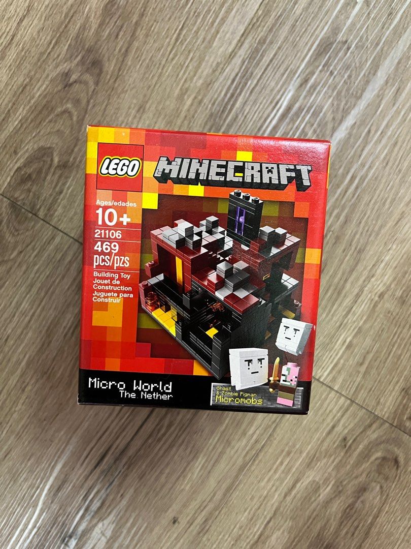 [全新絕版] 樂高 LEGO 21106 Minecraft Micro World: The Nether (MISB), 興趣及遊戲 ...