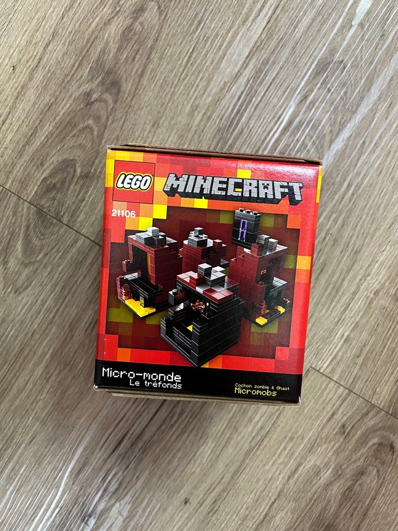[全新絕版] 樂高 LEGO 21106 Minecraft Micro World: The Nether (MISB), 興趣及遊戲 ...