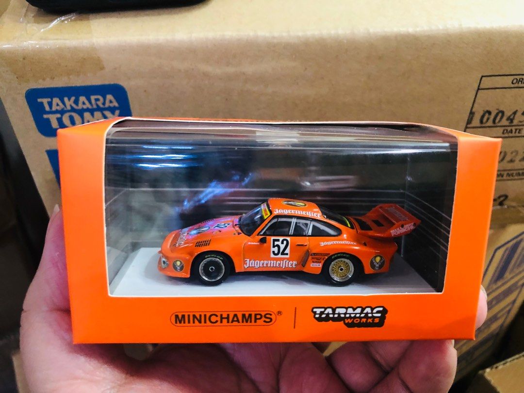 現貨 Minichamps x Tarmac Works 1/64 保時捷 Porsche 935 Zolder DRM 1977 #52 ...