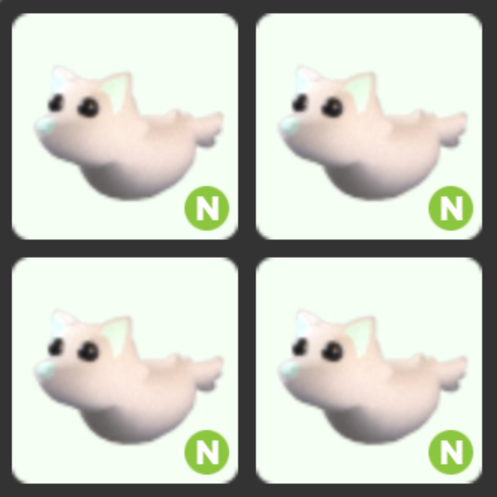 Adopt Me 4x Neon Pet Bundle, Video Gaming, Gaming Accessories, In-Game ...