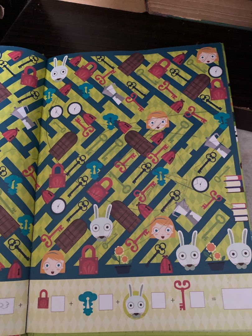 Alice's Mazes - Search, Find, Count (Counting Activity Book), Hobbies ...
