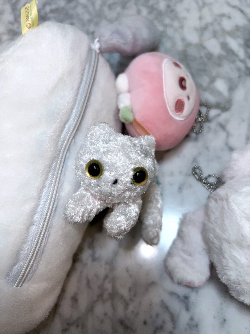 AMUSE Japan / Kakao Friends Korea Apeach Fluffy Fur Furry Soft Toy ...