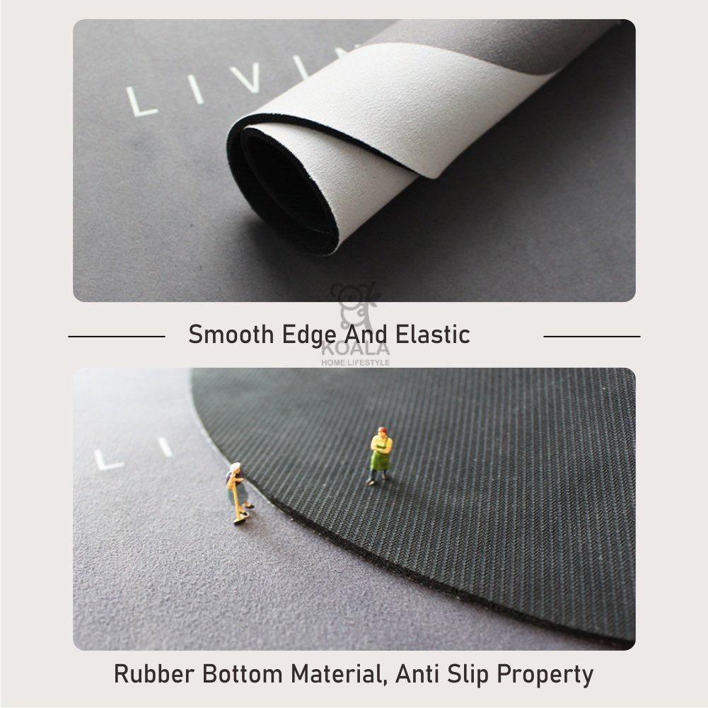 Anti Slip Diatomite Absorbent Soft Table Mat Bathroom Mat, Furniture ...