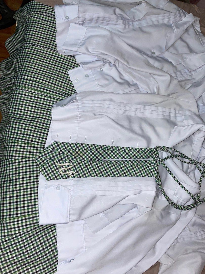AUF uniform green college, Women's Fashion, Dresses & Sets, Sets or ...