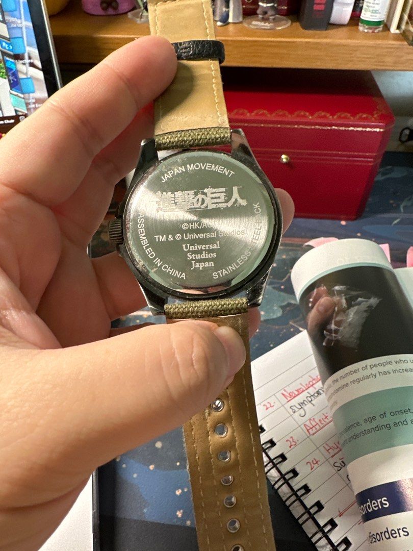(Fixed price)Authentic Attack On Titans USJ watch, Luxury, Watches on ...