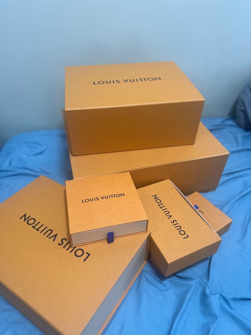Authentic LV Boxes, Luxury, Bags & Wallets on Carousell