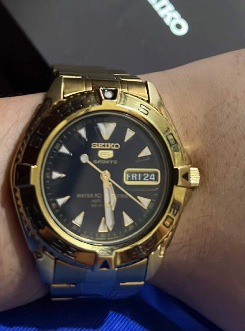Authentic Seiko 5 Sports Water Resistant Watch Limited Edition, Women's ...