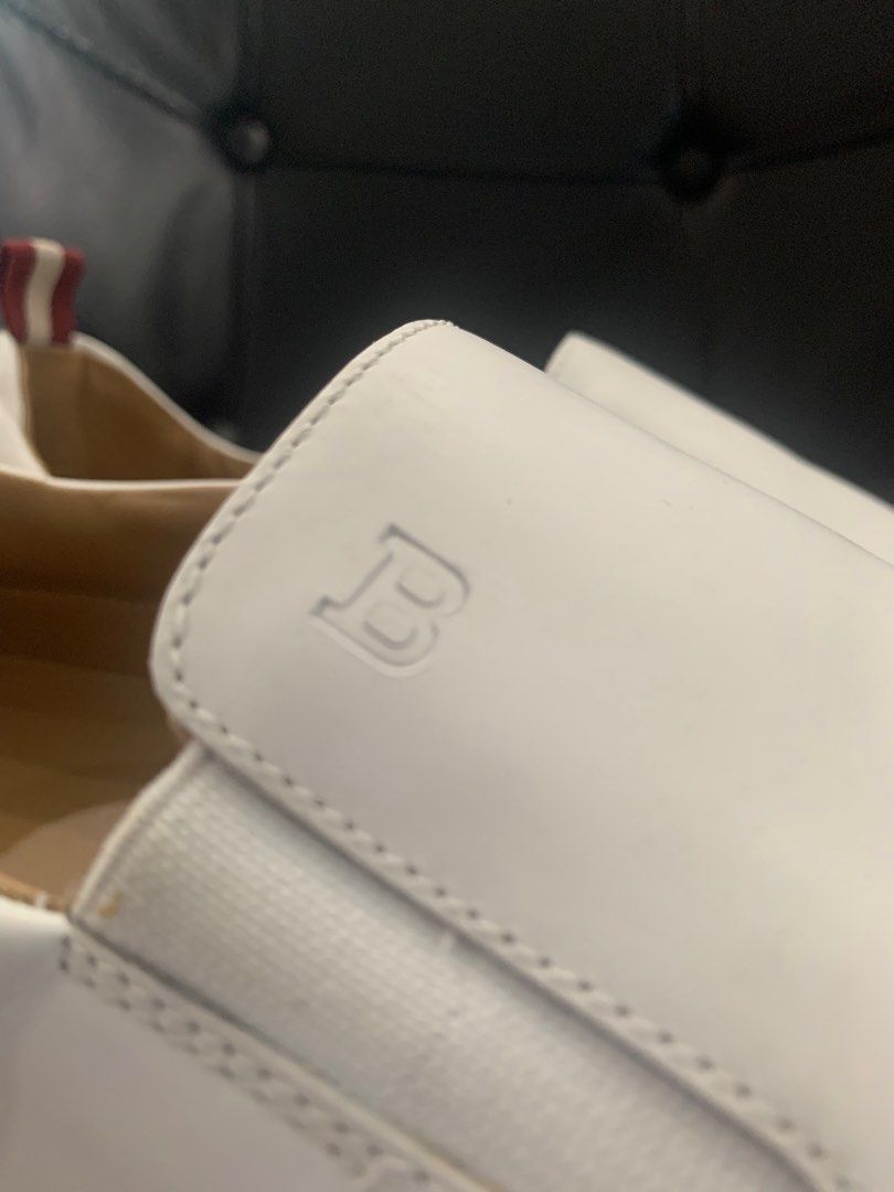Bally White Calf Loafers, Luxury, Sneakers & Footwear on Carousell