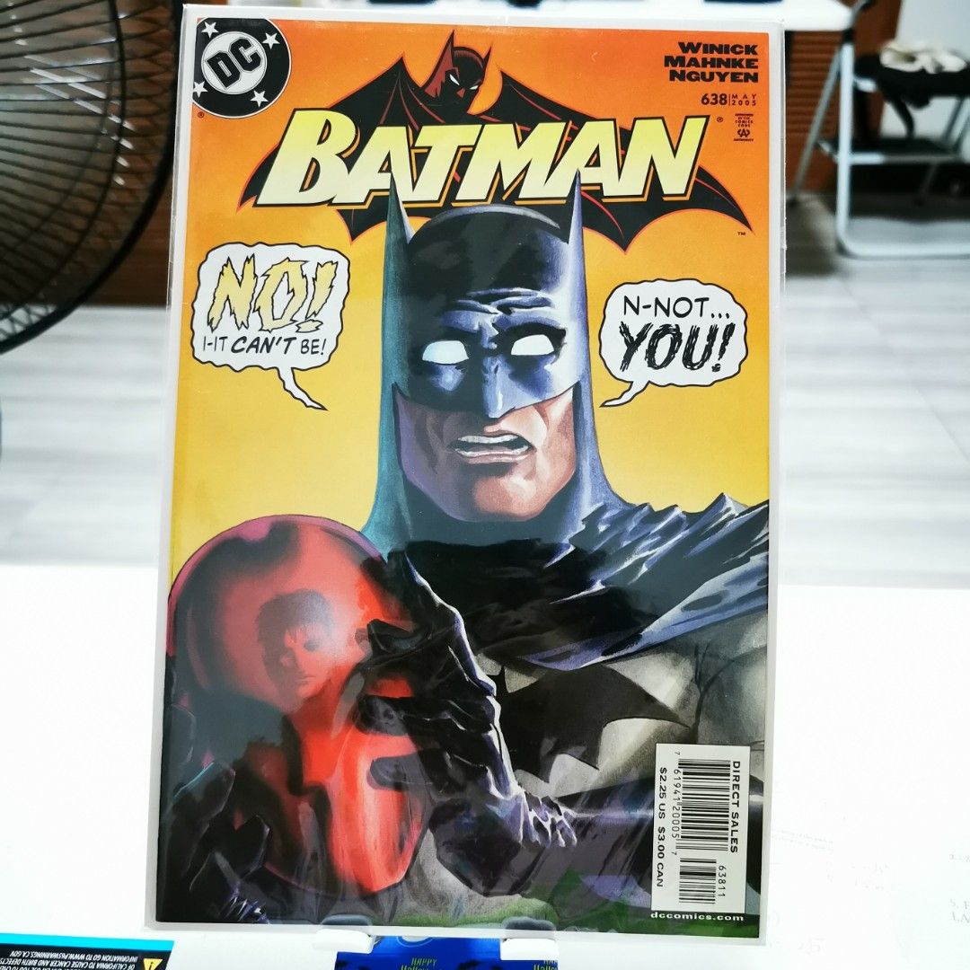 Batman #638, DC Comics, May 2005, NM, Jason Todd Revealed As Red Hood ...