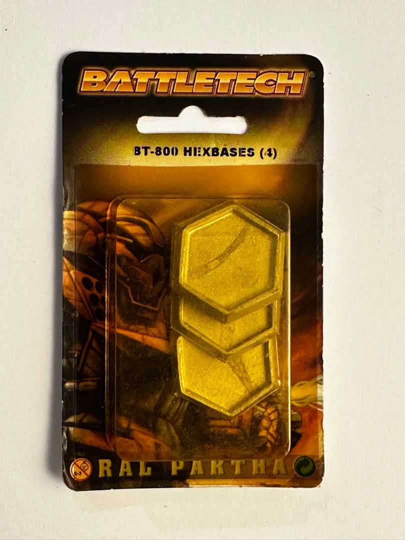 Battletech board game: Hex bases (4), Hobbies & Toys, Toys & Games on ...