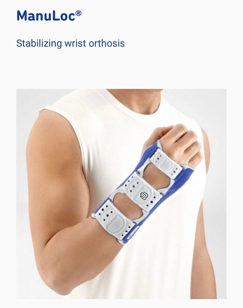 Bauerfeind Manuloc Hand Orthosis, Health & Nutrition, Braces, Support ...