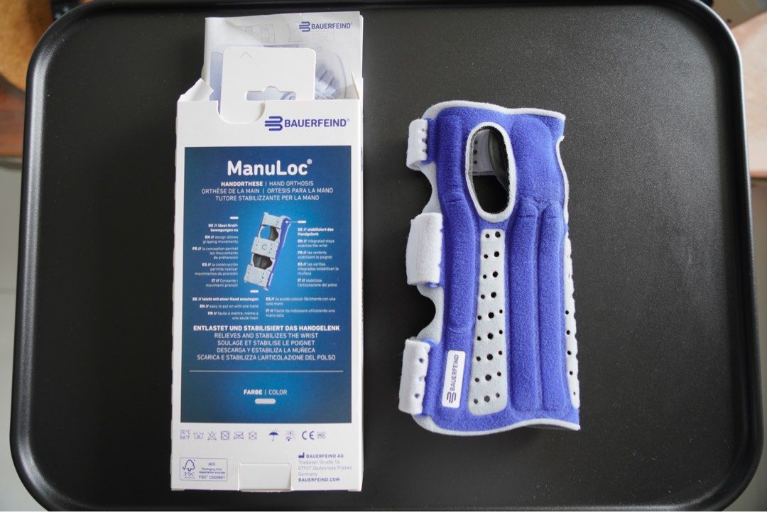 Bauerfeind Manuloc Hand Orthosis, Health & Nutrition, Braces, Support ...